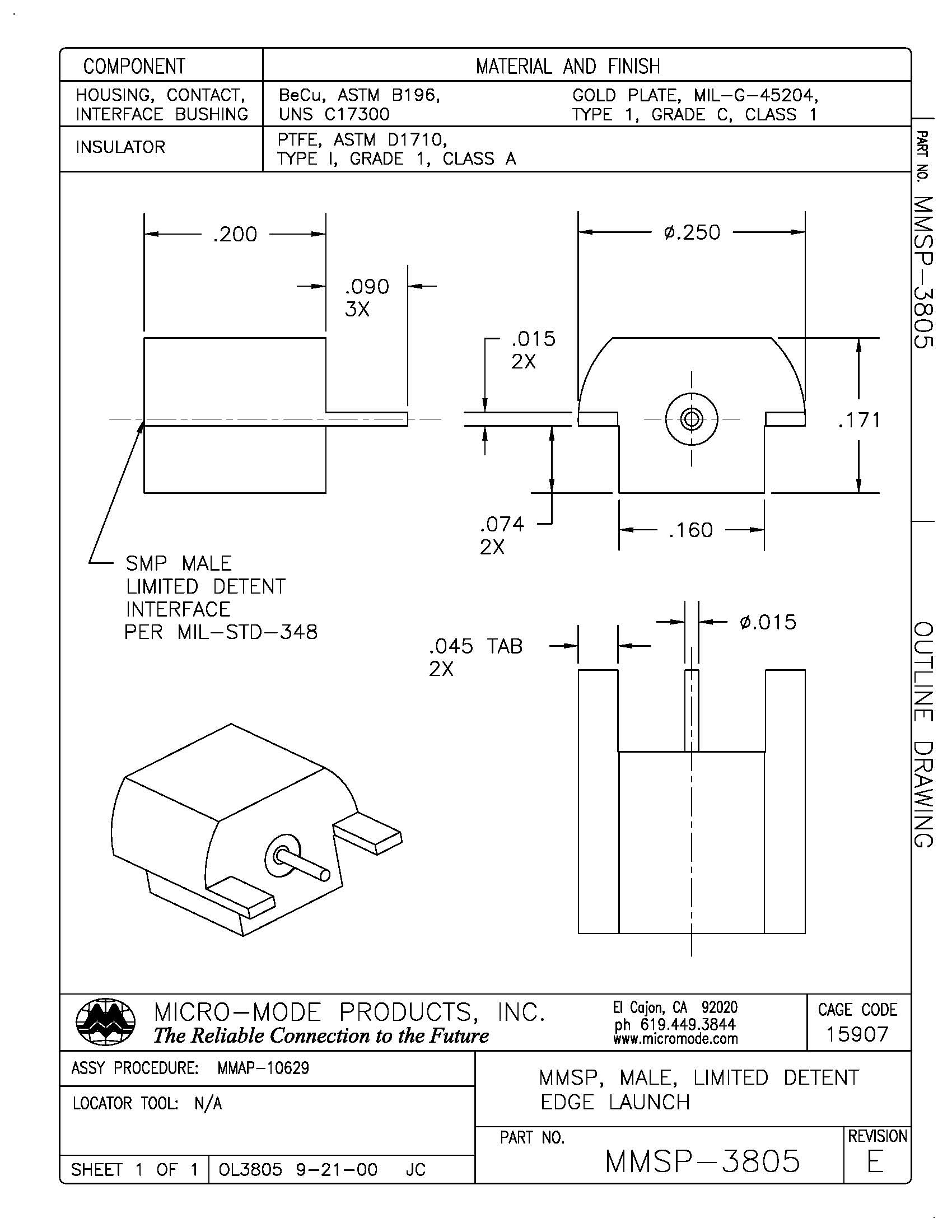 MMSP-3805 | Micro-Mode