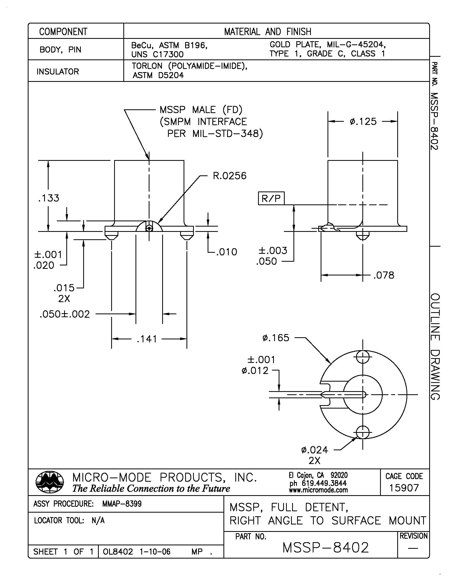 Mssp 8402 Micro Mode
