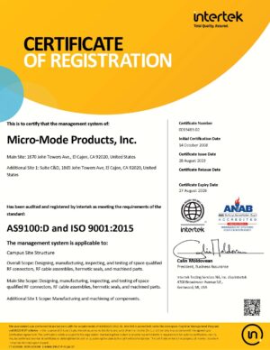 Vision & Quality | Micro-Mode Products, Inc. | Micro-Mode